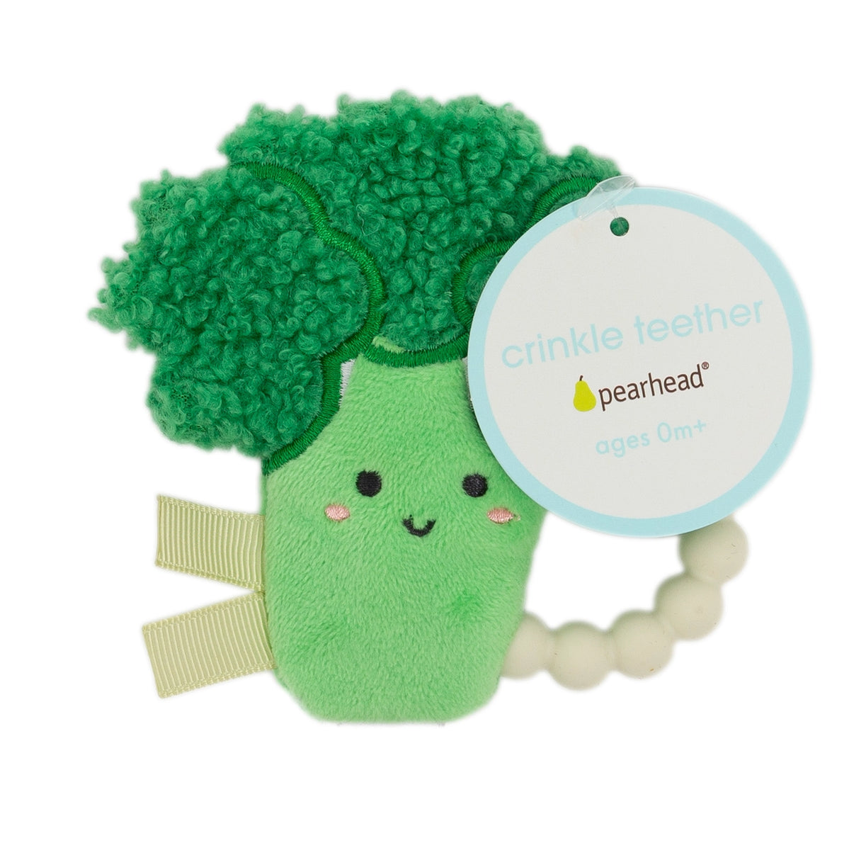 Pearhead Broccoli Crinkle Baby Teether – Healthy Horizons Breastfeeding ...