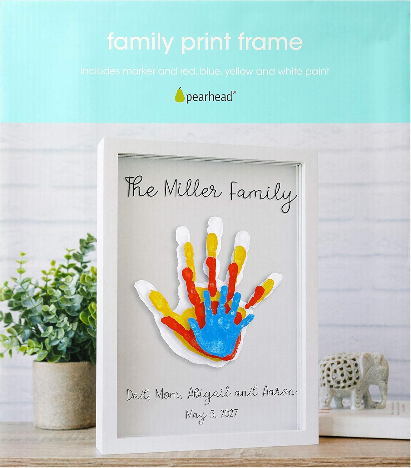 Family Handprint Art Project and Frame – Healthy Horizons Breastfeeding ...