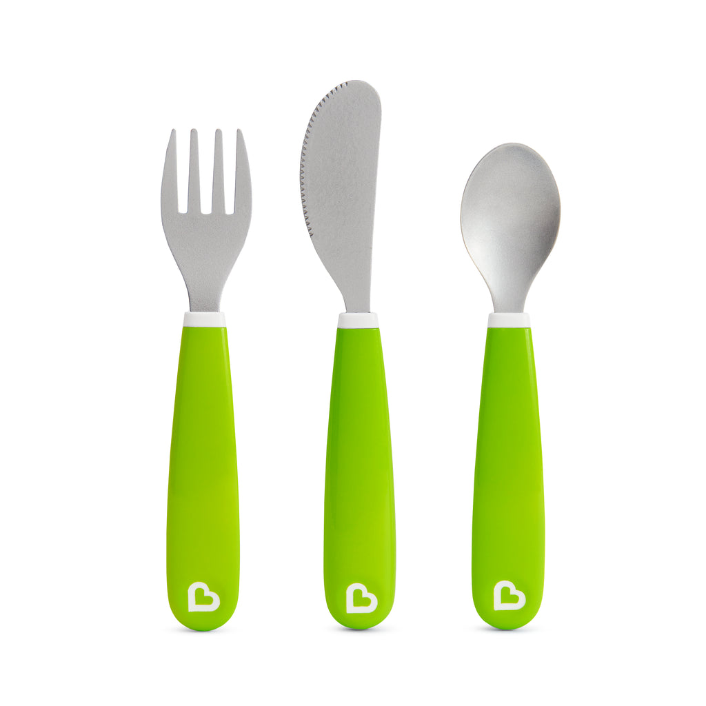 Munchkin Splash Toddler Fork Knife Spoon Set Healthy Horizons Breastfeeding Centers Inc